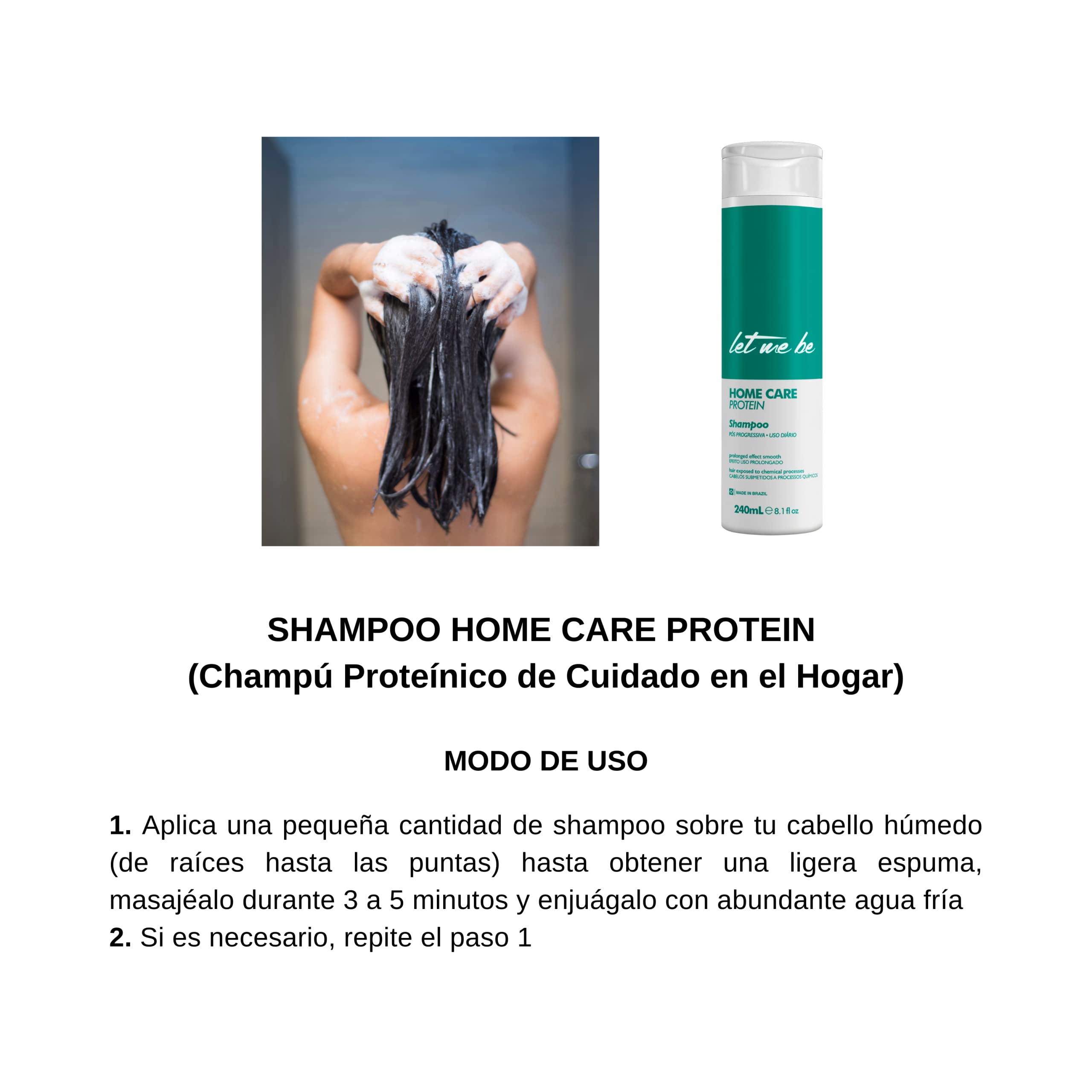 Let Me Be Moisturizing Mask + Home Care Protein Shampoo Kit