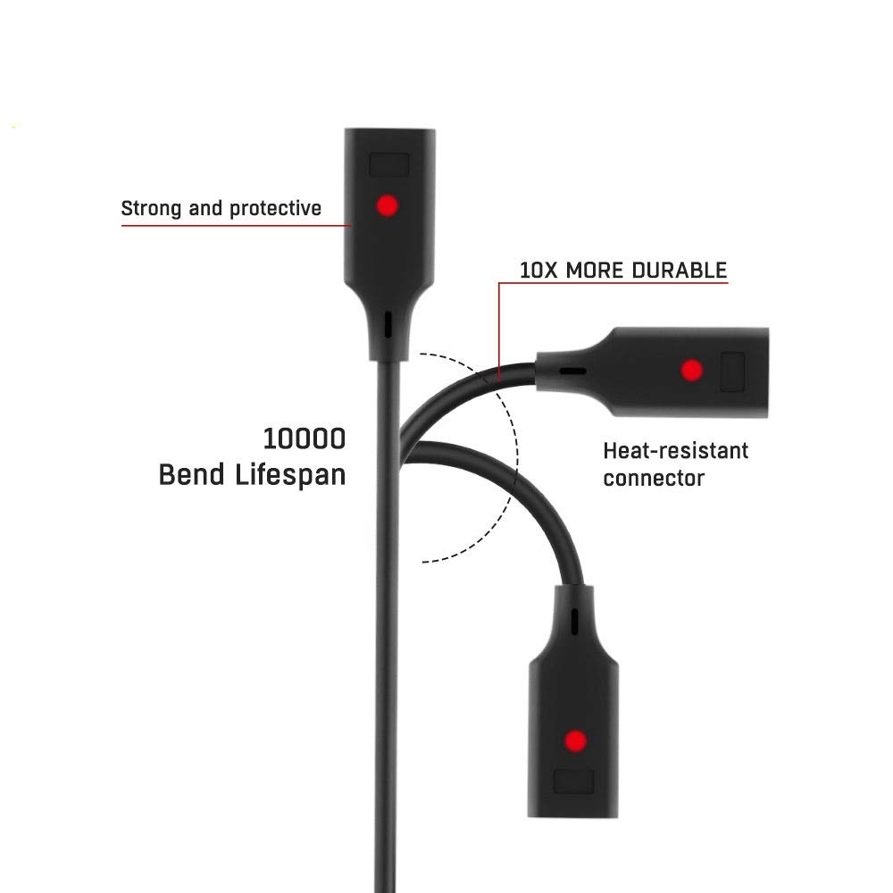 Controller Charger for Nintendo Switch,Switch Joycon Controller Charger Support 2 Joy-Cons & 1 Switch Pro Controller with 5.9FT USB-C Cable