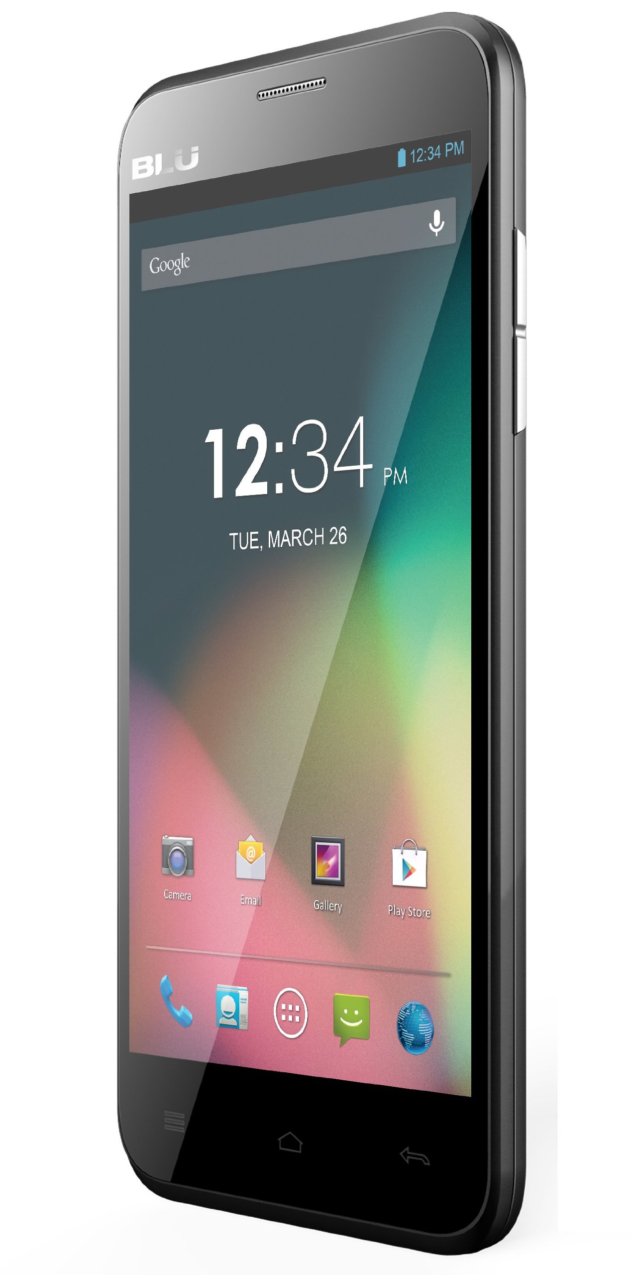 BLU Dash 5.0 D410a Unlocked Dual SIM GSM Phone (Grey)