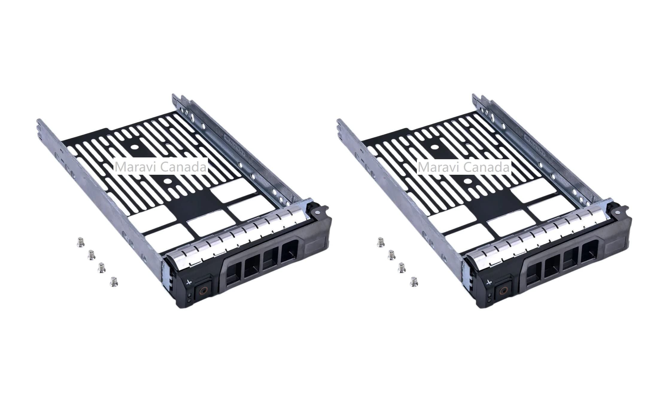 Maravi Canada 3.5" inch Hard Drive Caddy F238F X968D G302D KG1CH Replacement for Dell Gen11 R330 R410 R510 R520 R620 R630 R710 R720 R730 R810 R820 R910 T410 T610 T710 Server HDD Tray… (2-Pack)