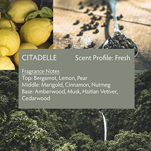 Raw Spirit Citadelle Perfume | Citrus, Fresh Unisex Cruelty-Free Fragrance | Eau de Parfum Spray, 1 fl oz/30mL