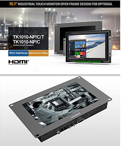 LILLIPUT 10.1" TK1010-NP/C/T-B 10.1" HDMI Open Frame Monitor -resisitive Touch