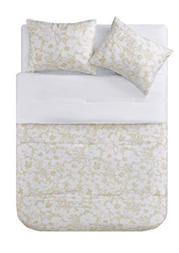 Tahari Home - Full Comforter Set, 3-Piece Bedding with Matching Shams, Stylish Room Decor (Rhianna Taupe, Full/Queen)