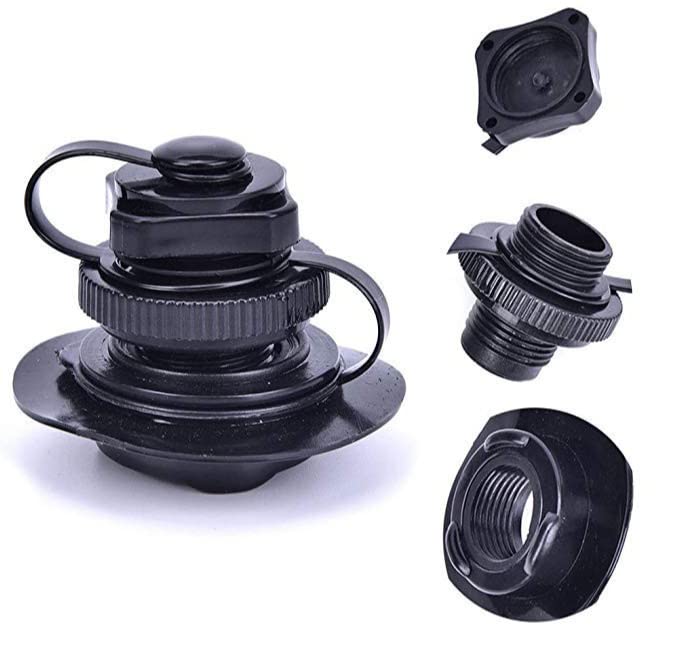 2PCS Air Valve Inflatable Kayak Screw Air Valve Spiral Air Plugs Replacement Raft Canoe Airbed PVC Boat