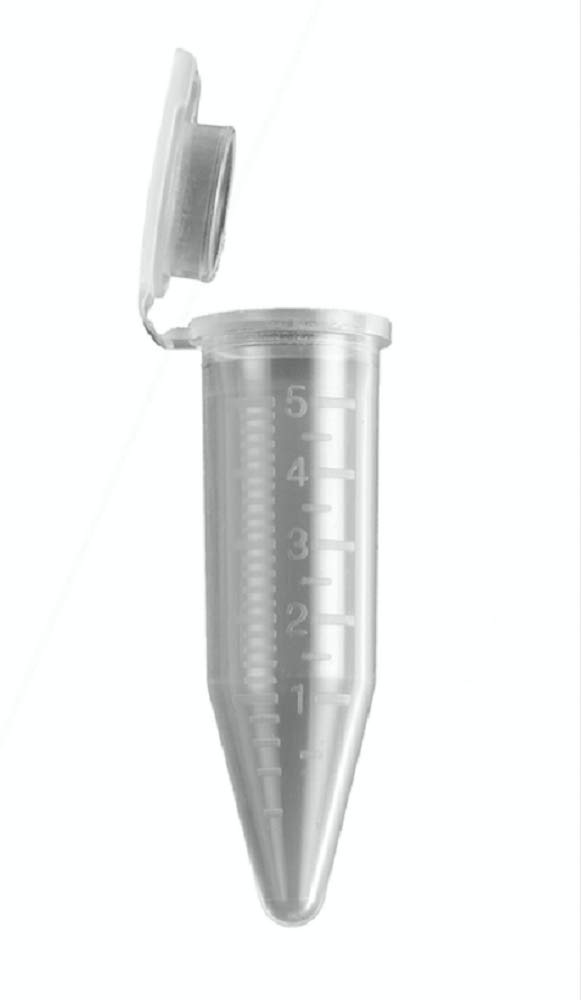 Benchmark Scientific C1005-T5-ST, 5 Milliliter Sterile Centrifuge Tube, Pack of 200 (10 Bags of 20)