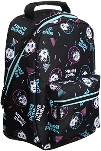 Golden Girls All Over Print Black Insulated Lunch Box