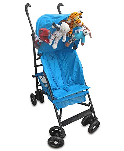 Stroller Clips to Hook Muslin Sun Shade to Canopy, Car Seat Cover Clip, Nursing Cover, Pram Toy Holder, Blanket Clamp - Best Baby Shower Registry Gift - Buggy Accessory