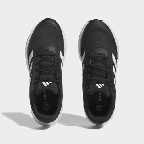 adidas Baby Run Falcon 3.0 Shoe, Black/White/Black, 4 US Unisex Infant