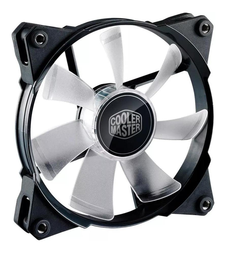 Cooler Master JetFlo 120 - POM Bearing 120mm Blue LED High Performance Silent Fan for Computer Cases, CPU Coolers, and Radiators