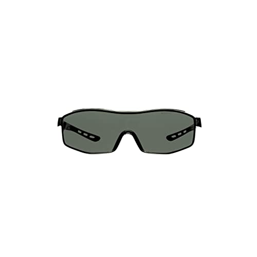 3M Safety Eyeglass Protectors with Scratch Resistant Lens, Tinted Gray Safety Glasses, Gray Lens, 1-Pair