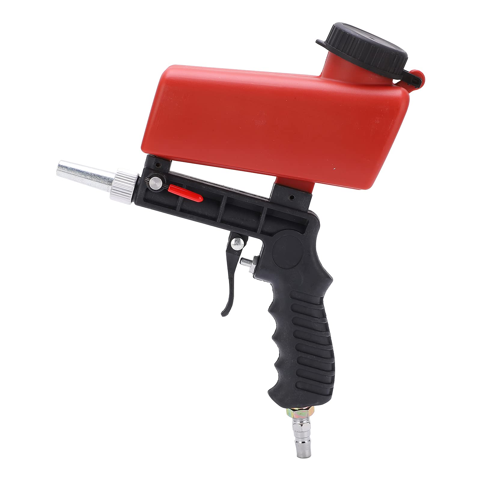 Sand Blasters,Sand Blaster Gun Kit for Air Compressor,Handheld Pneumatic Sandblaster Carbon Steel Small 90psi Sand Blaster Gun Set Spray Gun Blasting Machine with Container for
