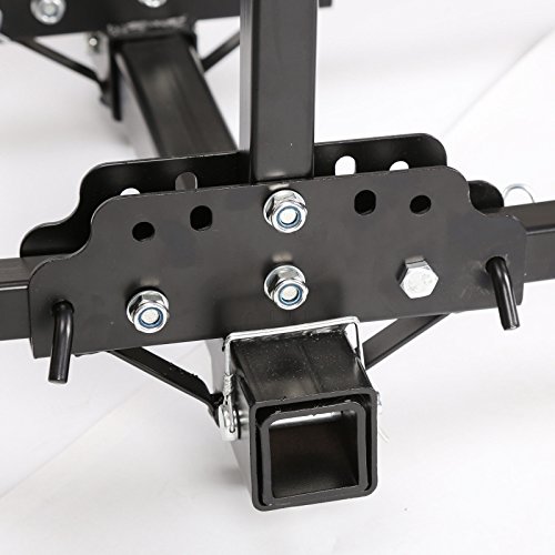 4 Bike Platform Style Bicycle Rider Hitch Mount Carrier Rack Sport Receiver, Free Tax, Delivered within 10 days