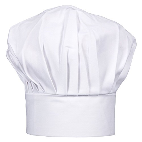 CHEFSKIN Baby Toddler White Chef Hat Adjustable Fits Babies 12-36 Mos