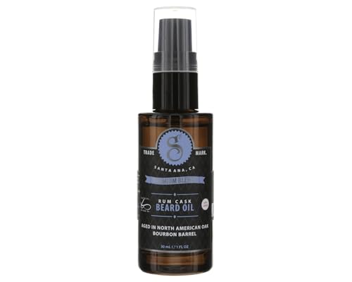 Suavecito Premium Blends Beard Oil - Leave-In Beard Conditioner For Softening Hair, Hydrating Skin, Eliminating Beard Dandruff, Healthy Beard Growth - Rum Cask Fragrance - 1 oz