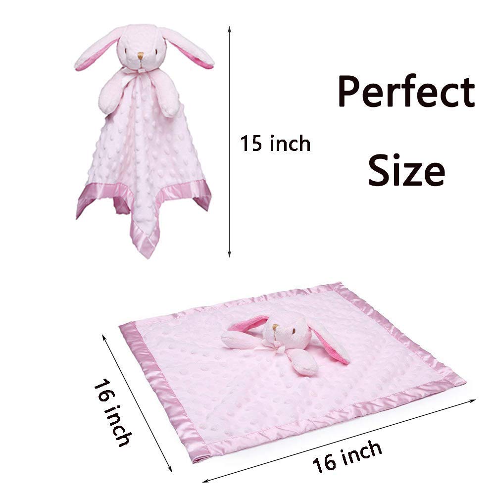Pro Goleem Bunny and Bear Security Blanket, 16''