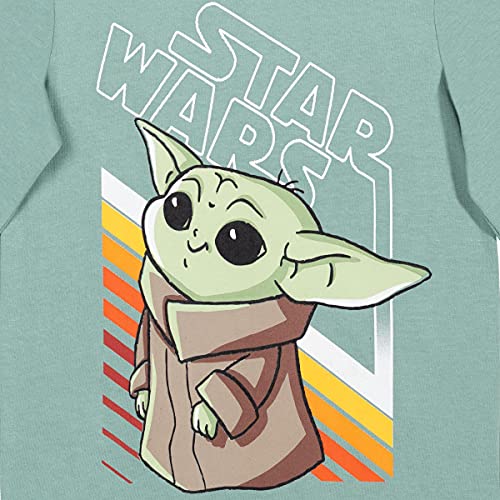 STAR WARS The Mandalorian The Child Infant Baby Boys 2 Pack T-Shirts Black/Green 18 Months