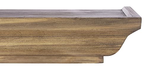 Kiera Grace Muskoka Fitz Wood Shelves - Walnut, 12", 18", 24", Set of 3 (FN00636-3INT)