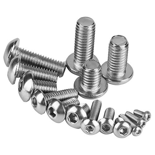 Screw 285Pcs/Set M2/M3/M4/M5/M6 Machine Screw Stainless Steel Screws Set for Laptop/Hard Disk/Keyboard/Phone/PC Brass Screw tapa