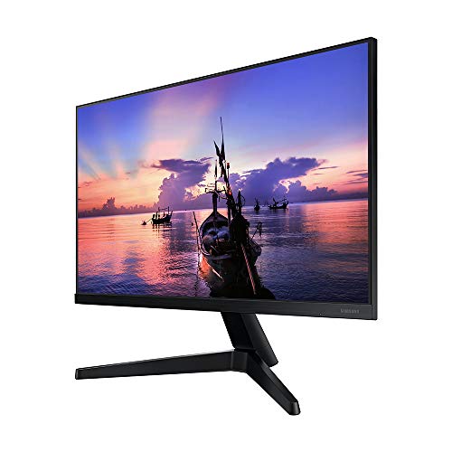 SAMSUNG 27-inch T35F LED Monitor with Border-Less Design, IPS Panel, 75hz, FreeSync, and Eye Saver Mode (LF27T350FHNXZA), Dark Blue Gray (Renewed)