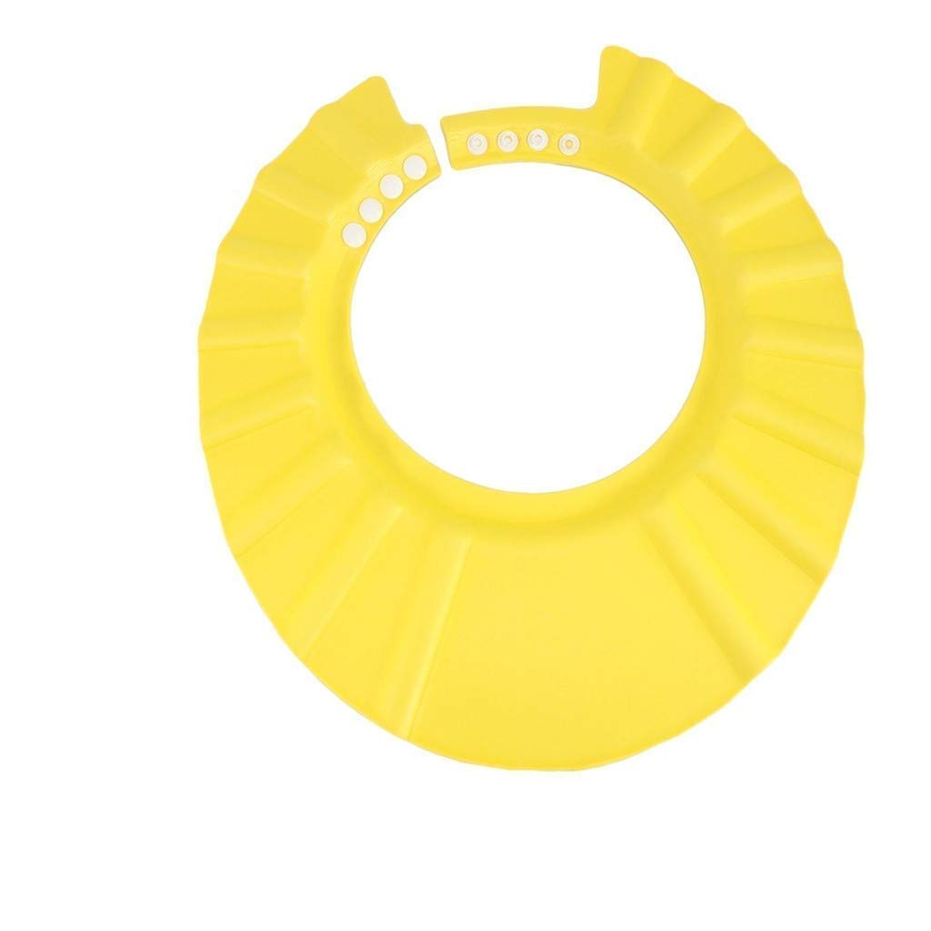 3PCS Baby Shower Waterproof Cap, Shampoo Shower Protective Cap-Adjustable Soft Cap