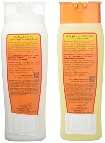 Cantu Shea Butter for Natural Hair Double Combo Shampoo and Conditioner