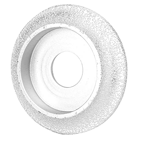 7.3cm Grinding Wheel for Angle Grinders, Brazed Diamond Grinding Wheel Stone Grinding Disc Concave Abrasive Wheel for Stone Marble Ceramic (French Grinding Wheel 1.0)