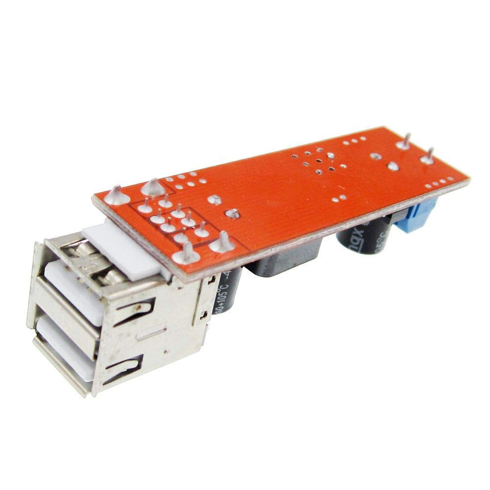 3Pcs DC to DC Voltage Regulator Step Down Power Supply Buck Converter Module 6-40V to 5V 3A Dual USB Port Output