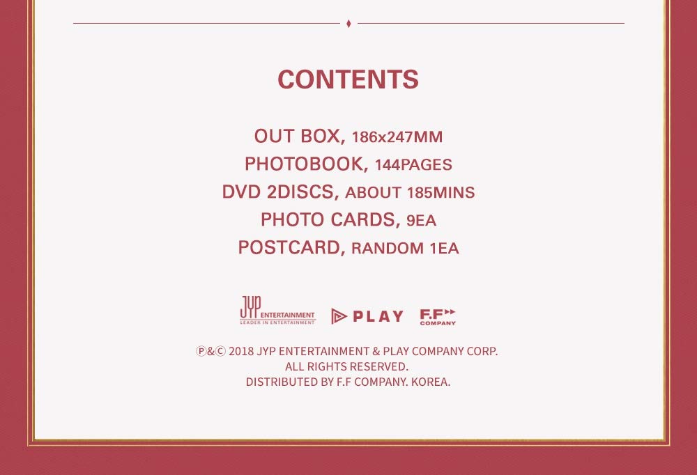 JYP Entertainment Twice - Twice FANMEETING Once Begins DVD 2Discs+Photobook+Photocards+Postcard