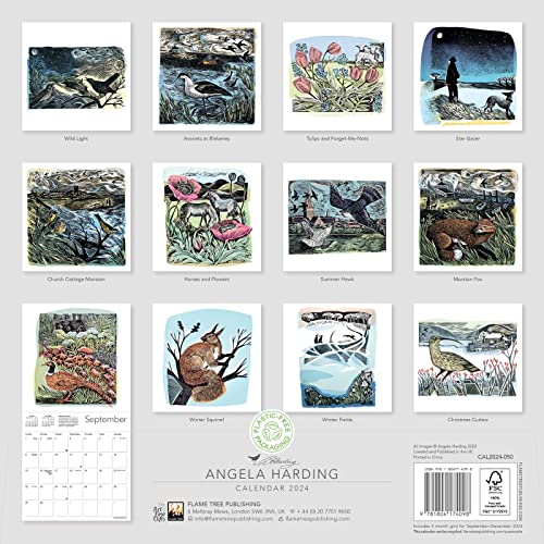 Angela Harding Wall Calendar 2024 (Art Calendar)