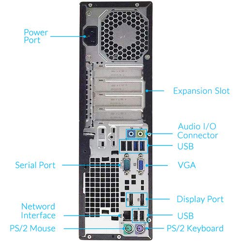 HP ProDesk 600 G1 SFF Dual SSDs Slim Desktop Computer (Intel i5-4430 up to 3.20 GHz/16GB RAM/120GB SSD+240GB SSD+2TB HDD/1GB Dedicated Graphics Card/WiFi & Bluetooth/Windows 10 pro 64 bit) (Renewed)