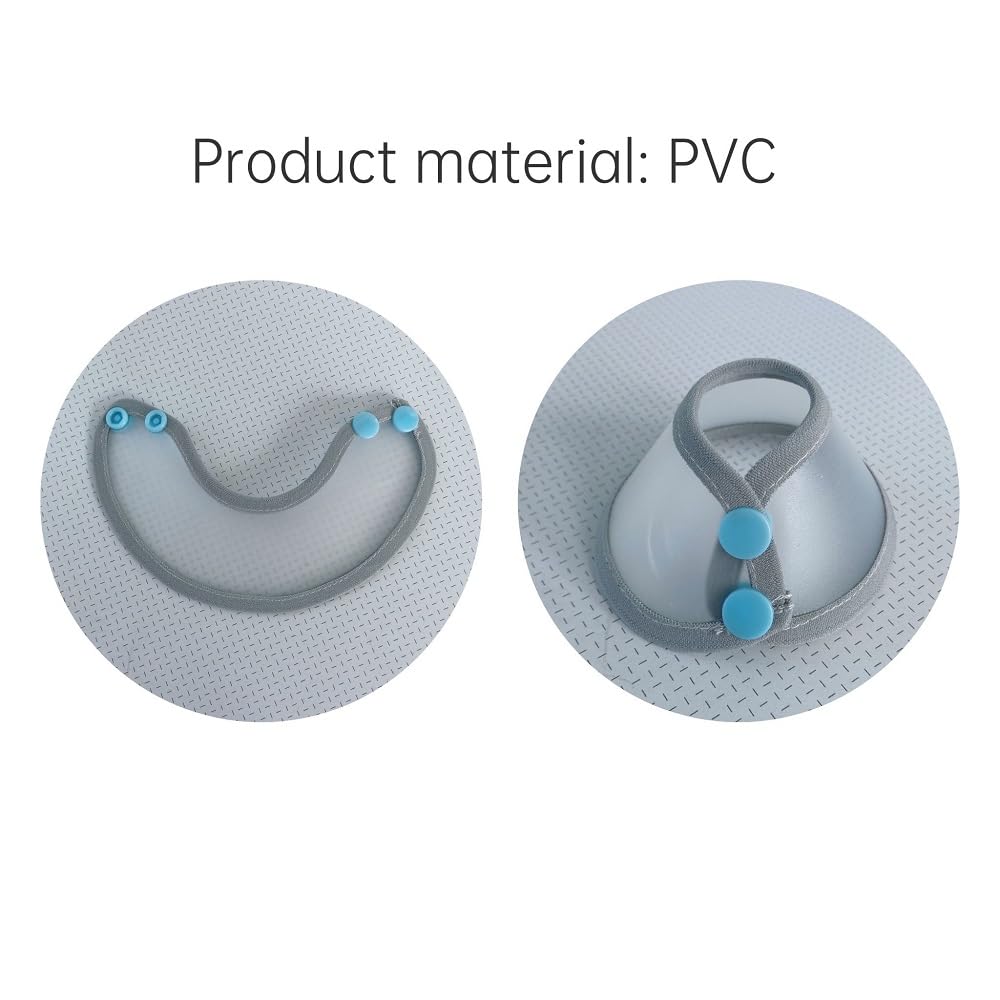 Adjustable Parrot Cone Collar, Safe and Practical Cotton Collar to Prevent Bites and Licking Wounds, to Help heal (M)