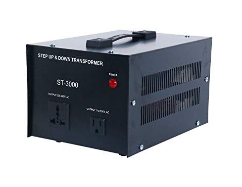 Yaeccc Voltage Converter Transformer, Step Up/Down (220V to 110V, 110V to 220V) - Efficient Power Conversion for International Travel and Home Use (3000W)