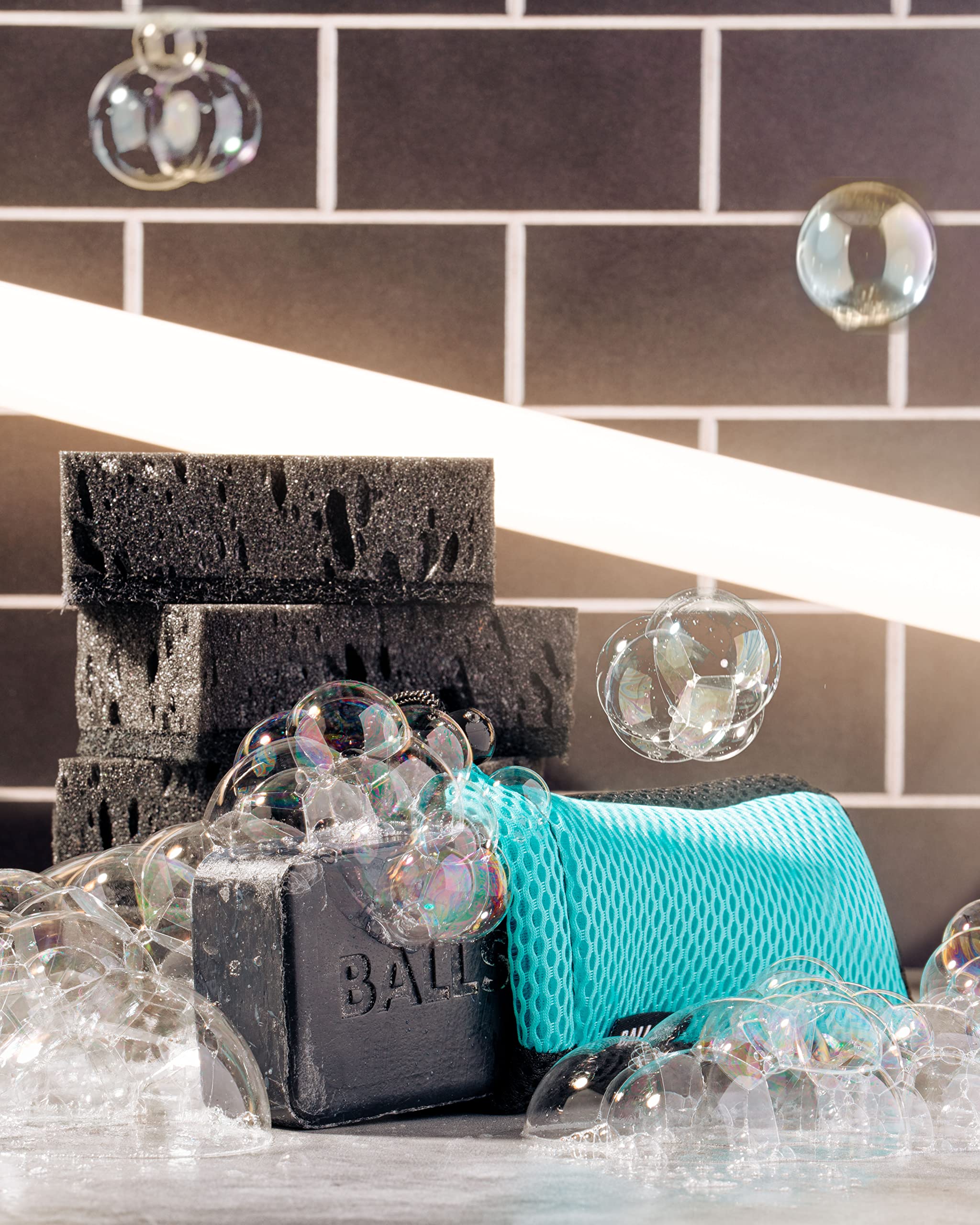 Ballsy Bar Soap Activated Charcoal, Essential Oils, and Plant Extracts .5lb
