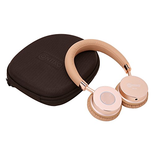 Contixo KB-200 Premium Kids Headphones with Volume Limit Controls (Max 85dB), Bluetooth Wireless Headphones Over-The-Ear with Microphone (Gold) - Best Gift