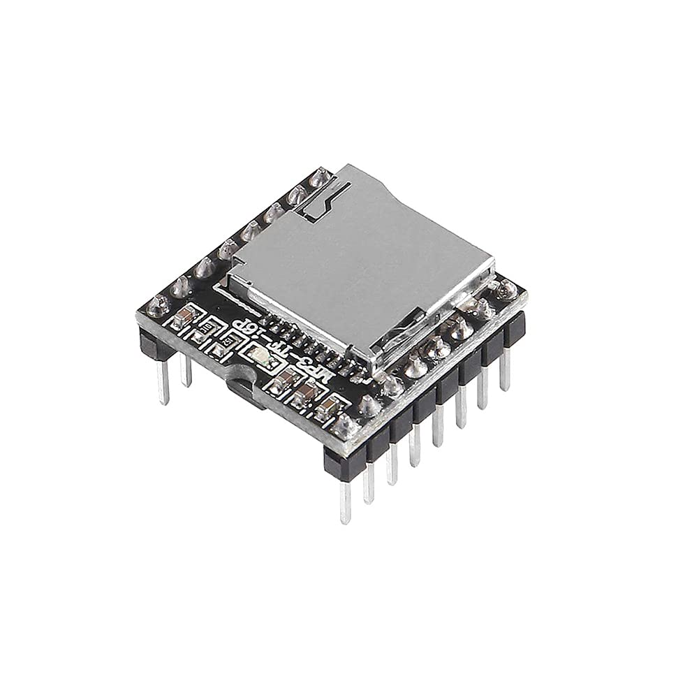 MELIFE 3PCS DFPlayer Mini MP3 Player Audio Voice Module MP3 Voice Decode Board Supporting TF Card U-Disk IO/Serial Port/AD