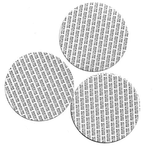 58mm (2.28") Torque Activated Pressure Sensitive Seals Cap Liners -Made in USA- 30 PCS - for Glass & Plastic Jars - No Induction Sealer Needed - Black (30)