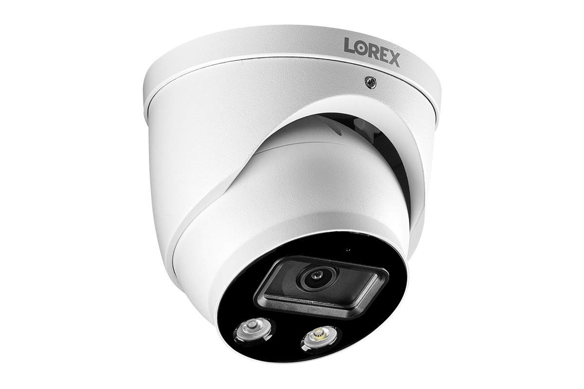 Lorex 4KHDIP168NI-2 4K Smart Deterrence 16 Channel Surveillance System w/ N862A63B 4K 3TB NVR and 4 E892AB 4K Smart Deterrence Bullet Cameras and 4 E892DD 4K Smart Deterrence Dome Cameras