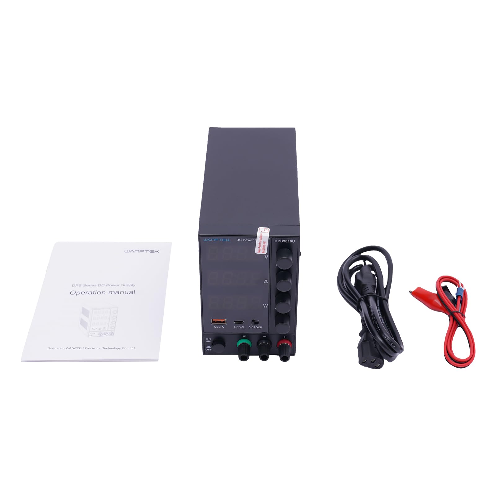 Adjustable Switch DC Adjustable Power Supply 4-Digital LED Display AC110V for Lab, Automobile Battery Charger, DIY Tool, Repair, Research (DPS3010U)