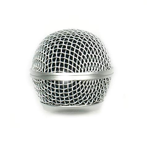 2x Mesh Microphone Grille For Shure SM58 565SD LC Microphone, Original Color