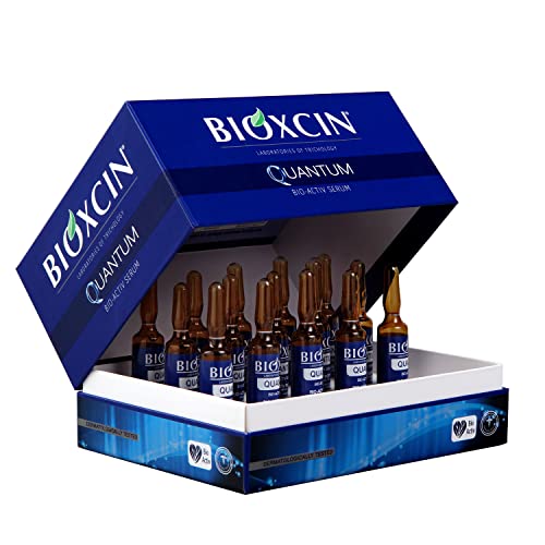 Bioxcin Quantum Hair Serum with Bio Activ Peptides (15x6 ML / 15x0.20 fl oz)