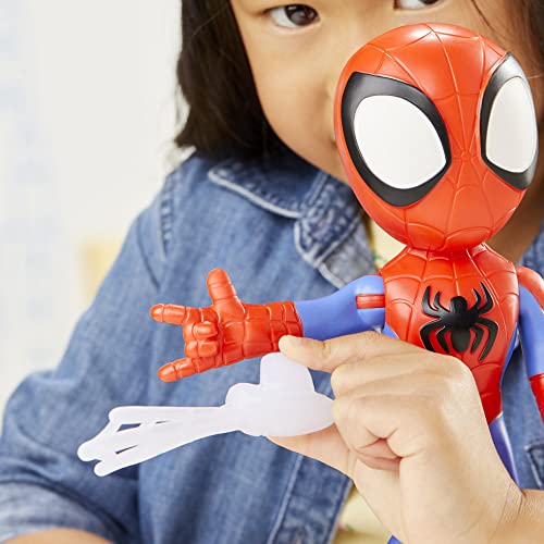 Marvel Spidey and His Amazing Friends Spiderman Action Figure with Web Shooter Accessory 22cm