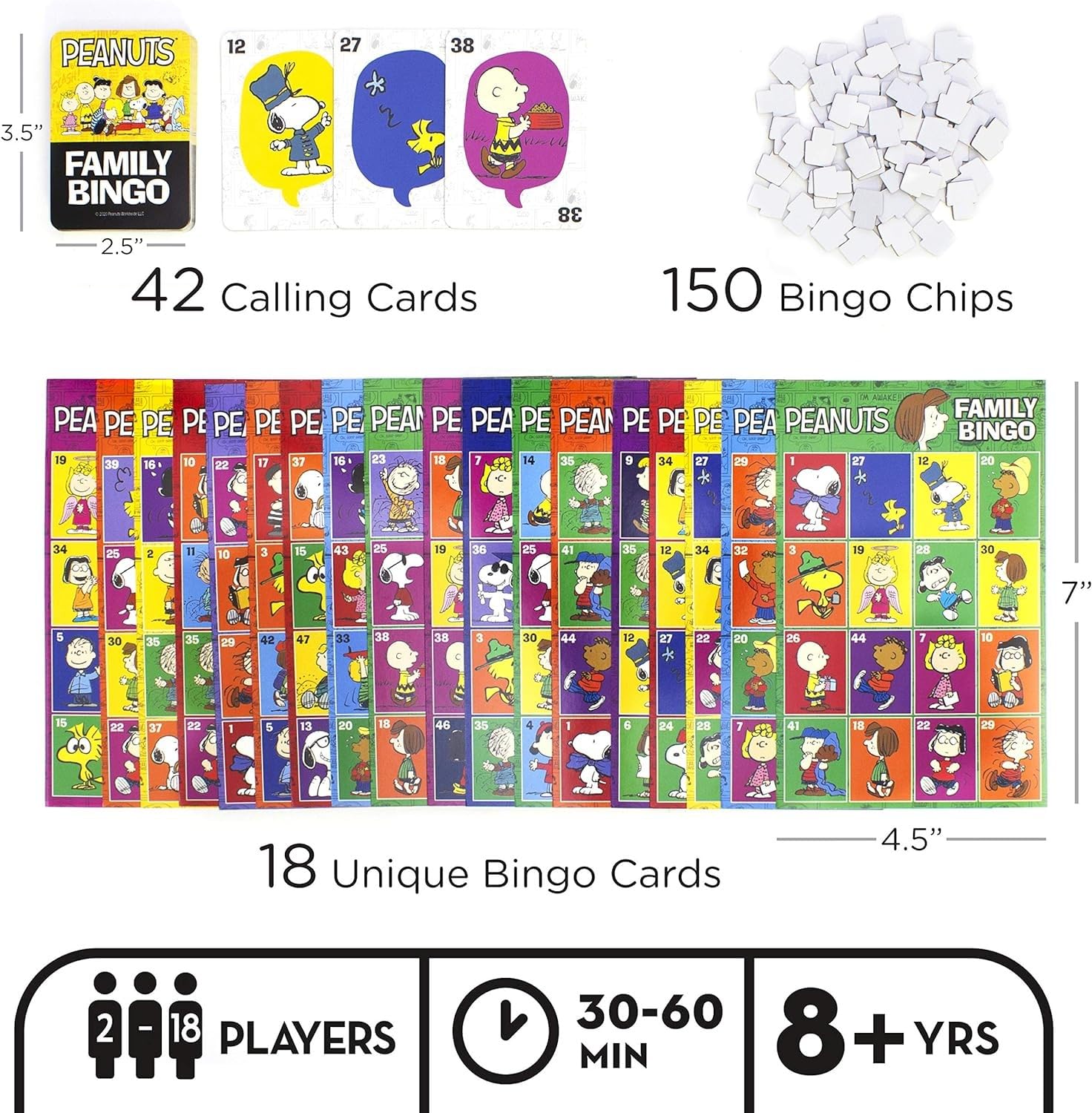 AQUARIUS - Peanuts Family Bingo Game