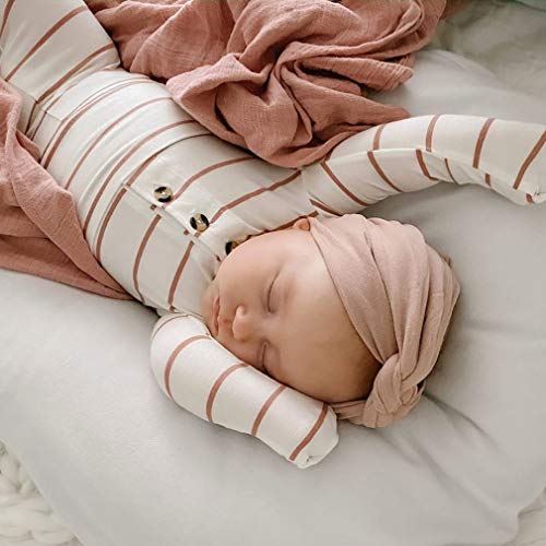 Ely's & Co. Cotton Muslin Swaddle Blanket 2-Pack for Baby Girl — 100% Cotton Muslin Extra-Large Swaddle Blankets (47” x 47”) Cranberry & Rosewater Pink