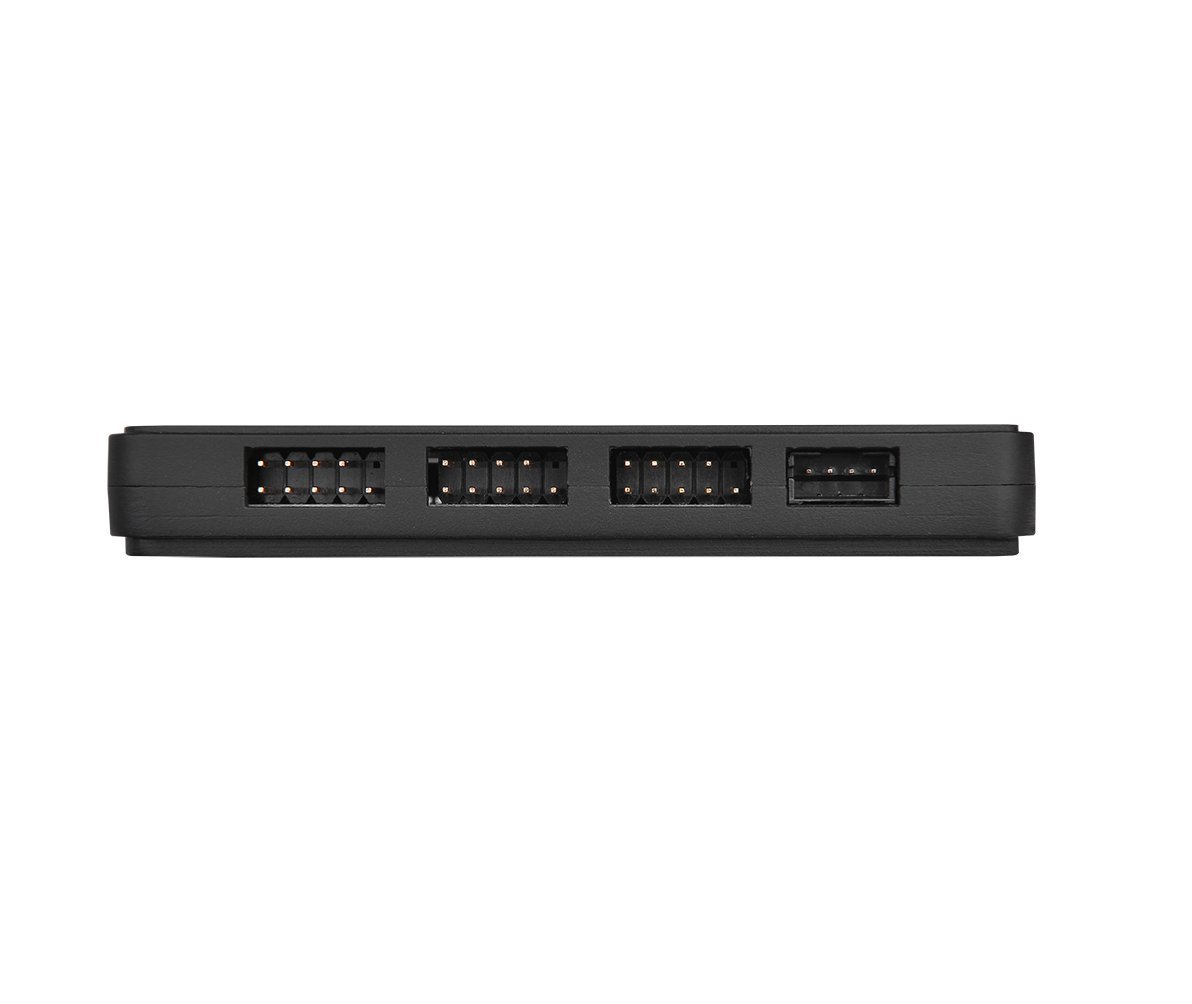 Thermaltake TT Sync SATA Powered 9 Port Addressable LED Controller TT Premium Edition (Compatible with ASUS Aura Sync, GIGABYTE RGB Fusion and MSI Mystic Light Sync) CL-O015-PL00BL-A,1 Pack