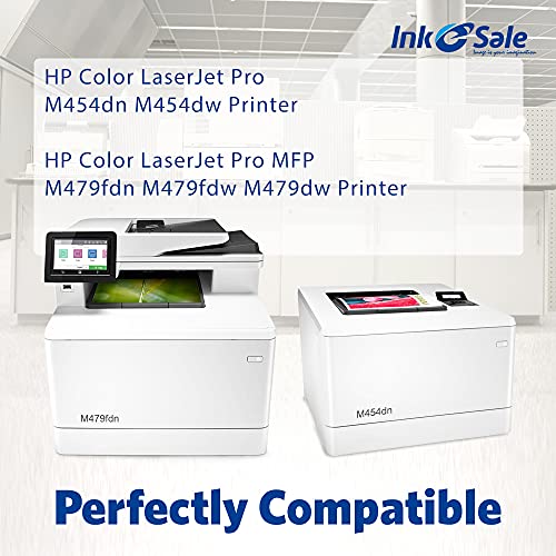 INK E-SALE [NO CHIP] Black 1-Pack Compatible Toner Cartridge Replacement for HP 414X M454dw M479fdw Toner for HP Color Pro M454dw M454 M454dn MFP M479fdw M479 M479fdn Toner Printer Ink