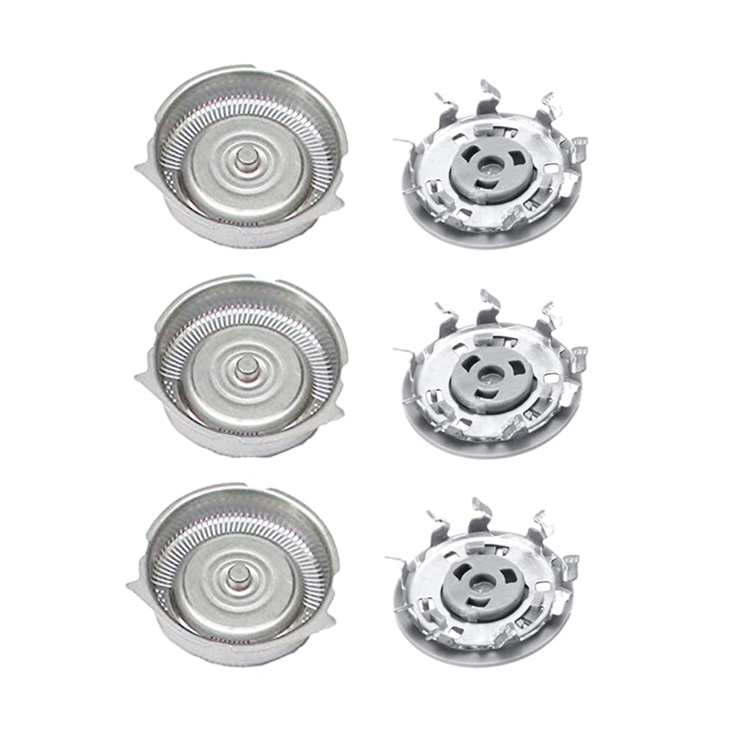 FLN SH50/52 Replacement Heads for Series 5000, Razor Blades Lift and Cut Sharp No Pulling Hair Shaver Heads Easy Install