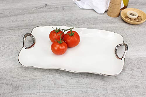 Pampa Bay Handle with Style Small Porcelain Platter