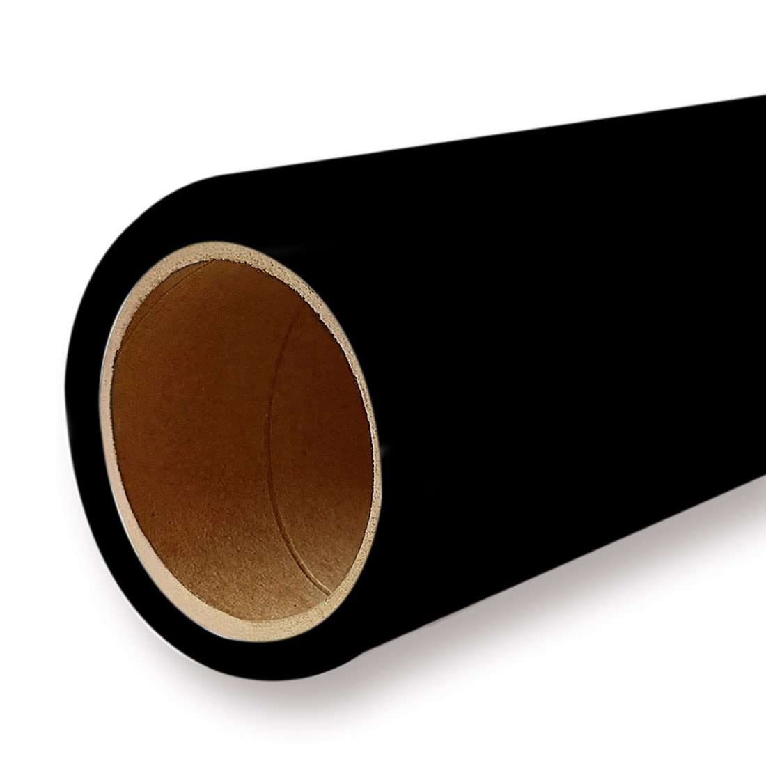 Yizhily Seamless Photogrphy Background Paper, Paper Backdrop Roll for Photoshoot, 53" x16', Jet