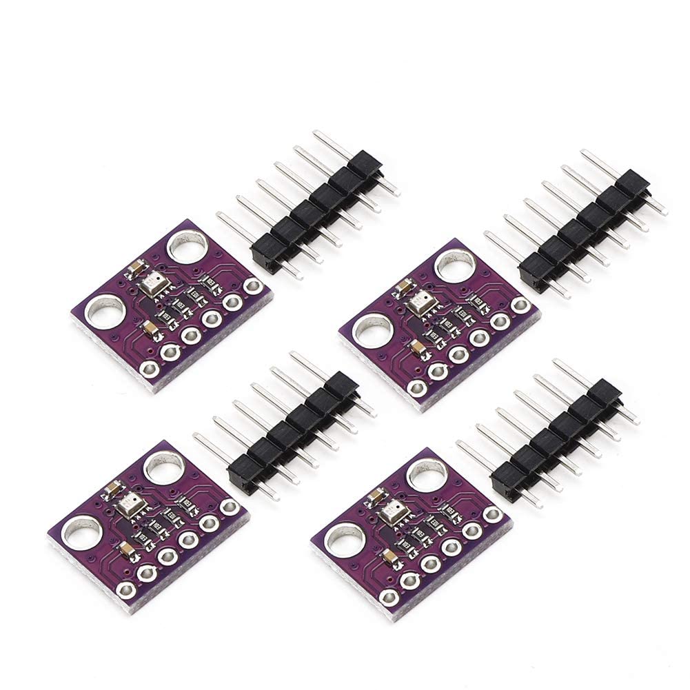 Jeanoko 4PCs 300-1100 hPa GY‑BMP280‑3.3 Atmospheric Pressure Sensor Temperature Sensor Electronic Components with Clearly Marked