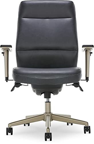 La-Z-Boy Baylor Modern Executive Office Chair, Adjustable Ergonomic Lumbar Support, Black